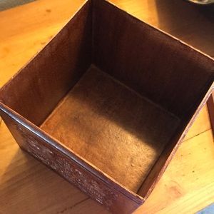 Storage & Organization | Embossed Brown Box | Poshmark